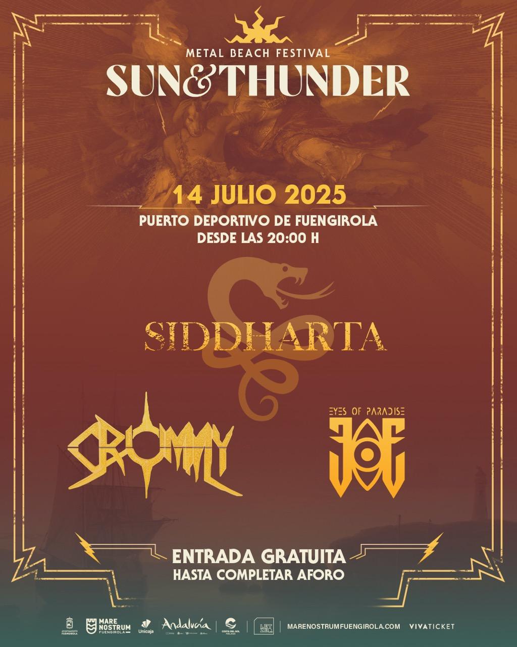 Horarios - Sun & Thunder Fest 2025